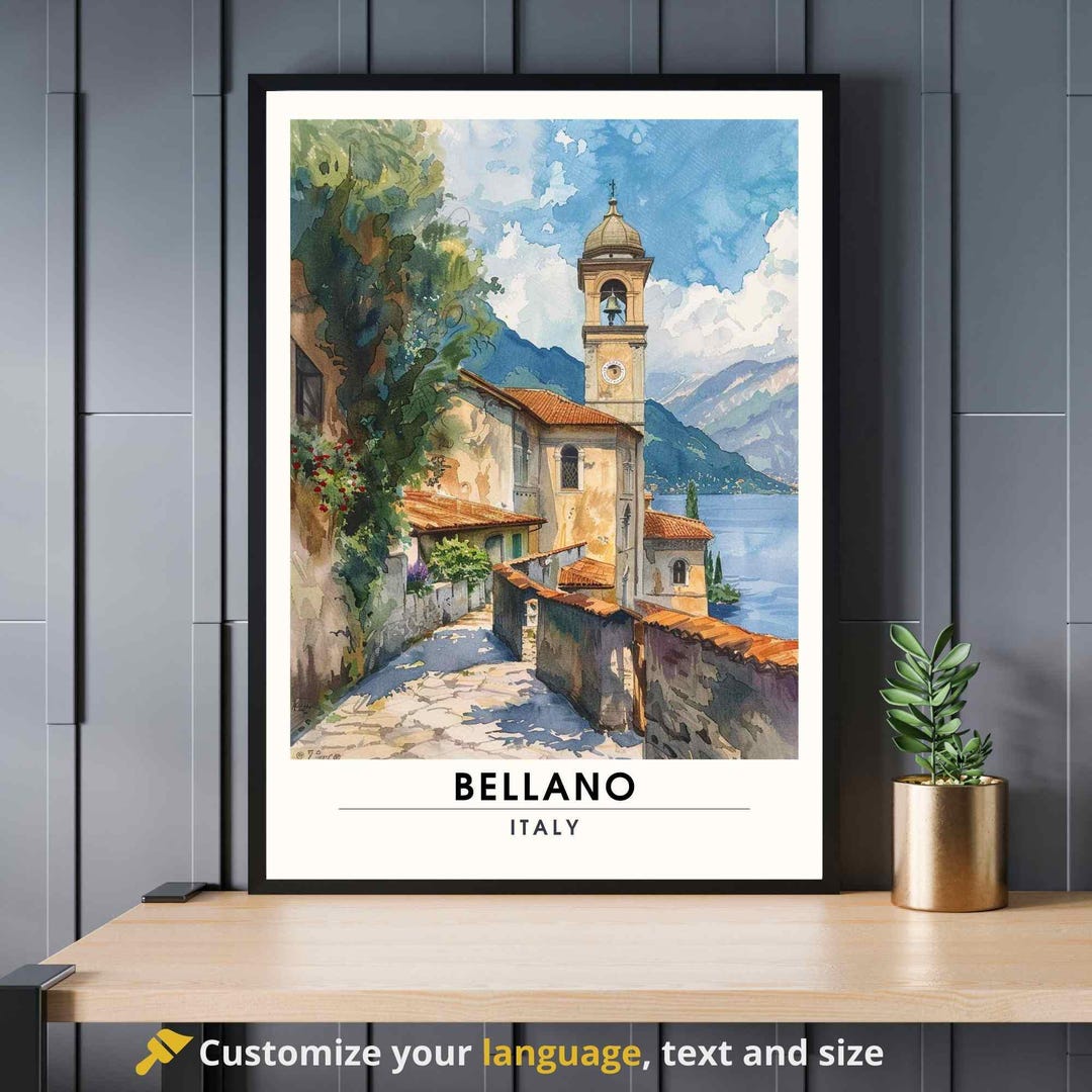 Bellano Poster Print Bellano, Italy Lake Como Poster - Etsy