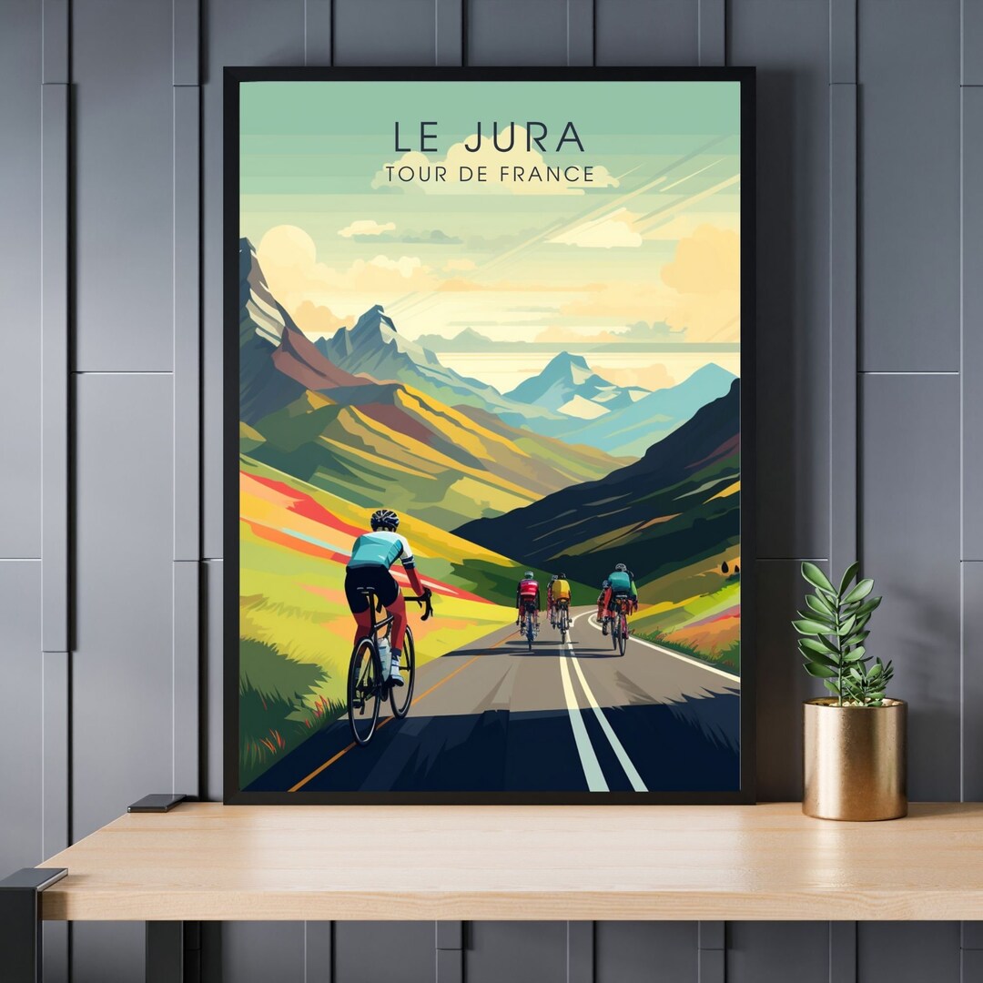Tour De France: Le Jura Poster - Etsy