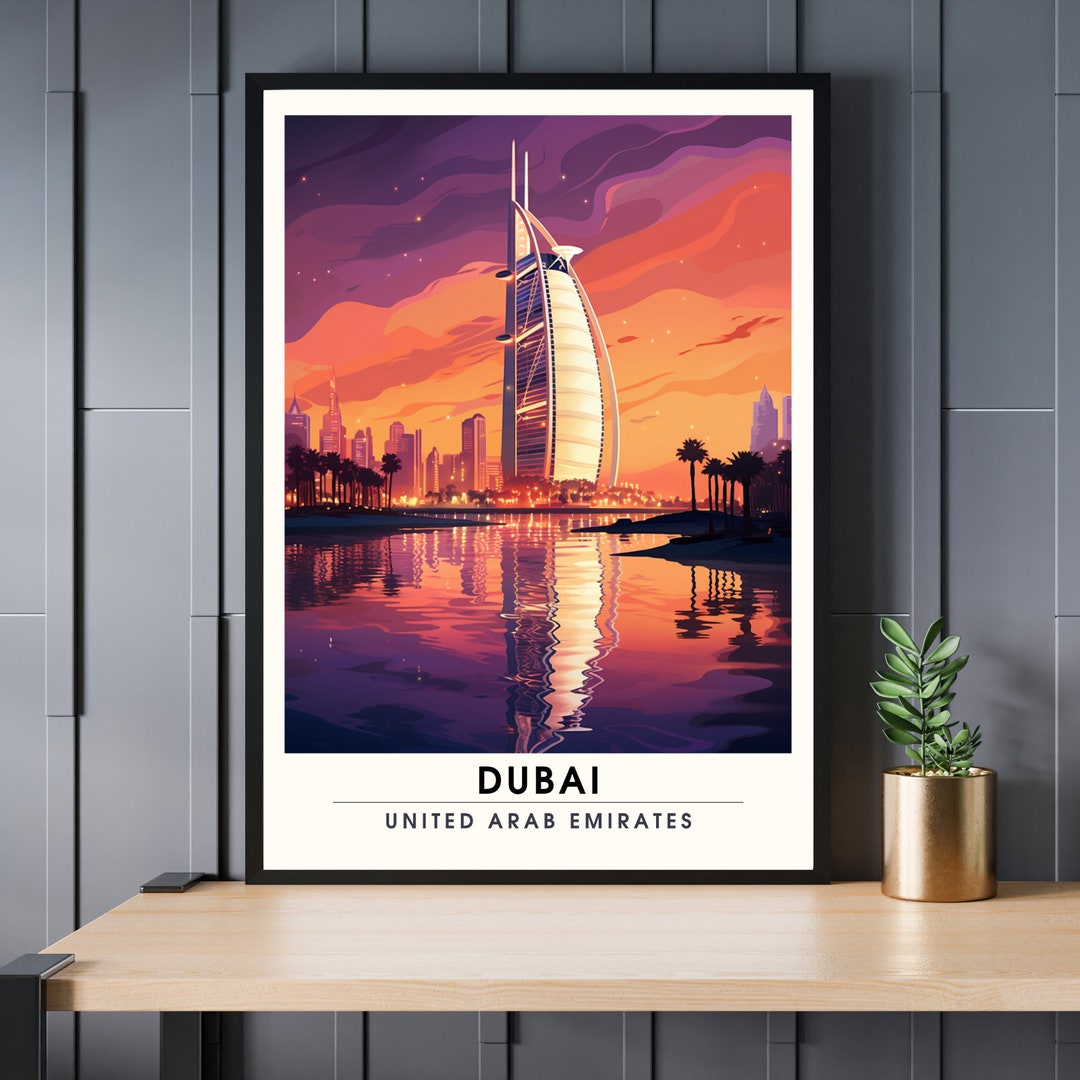Dubai Printing Burj Al Arab - Etsy