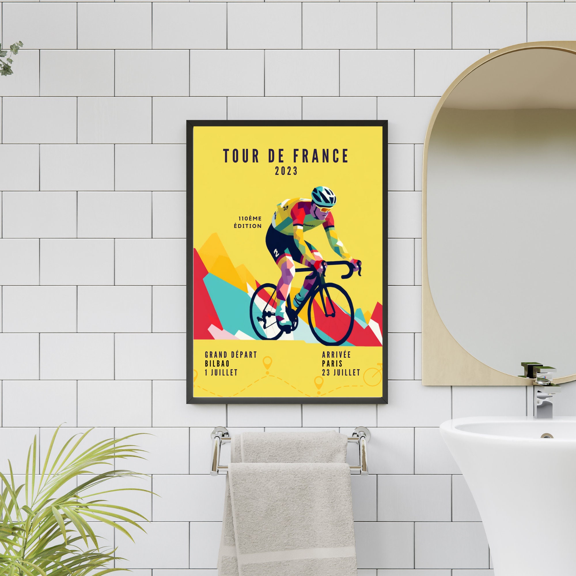 Tour De France Poster Set - Etsy