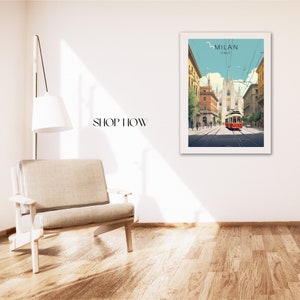Milan Poster | Travel Poster Italy | Milan Print - Etsy