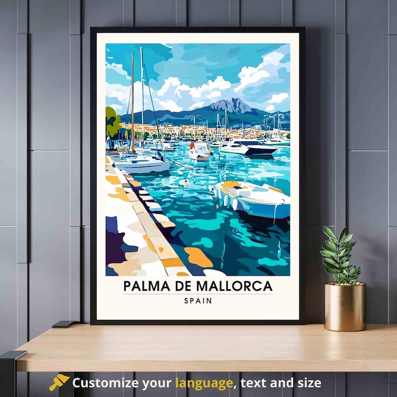Mallorca Poster - Etsy