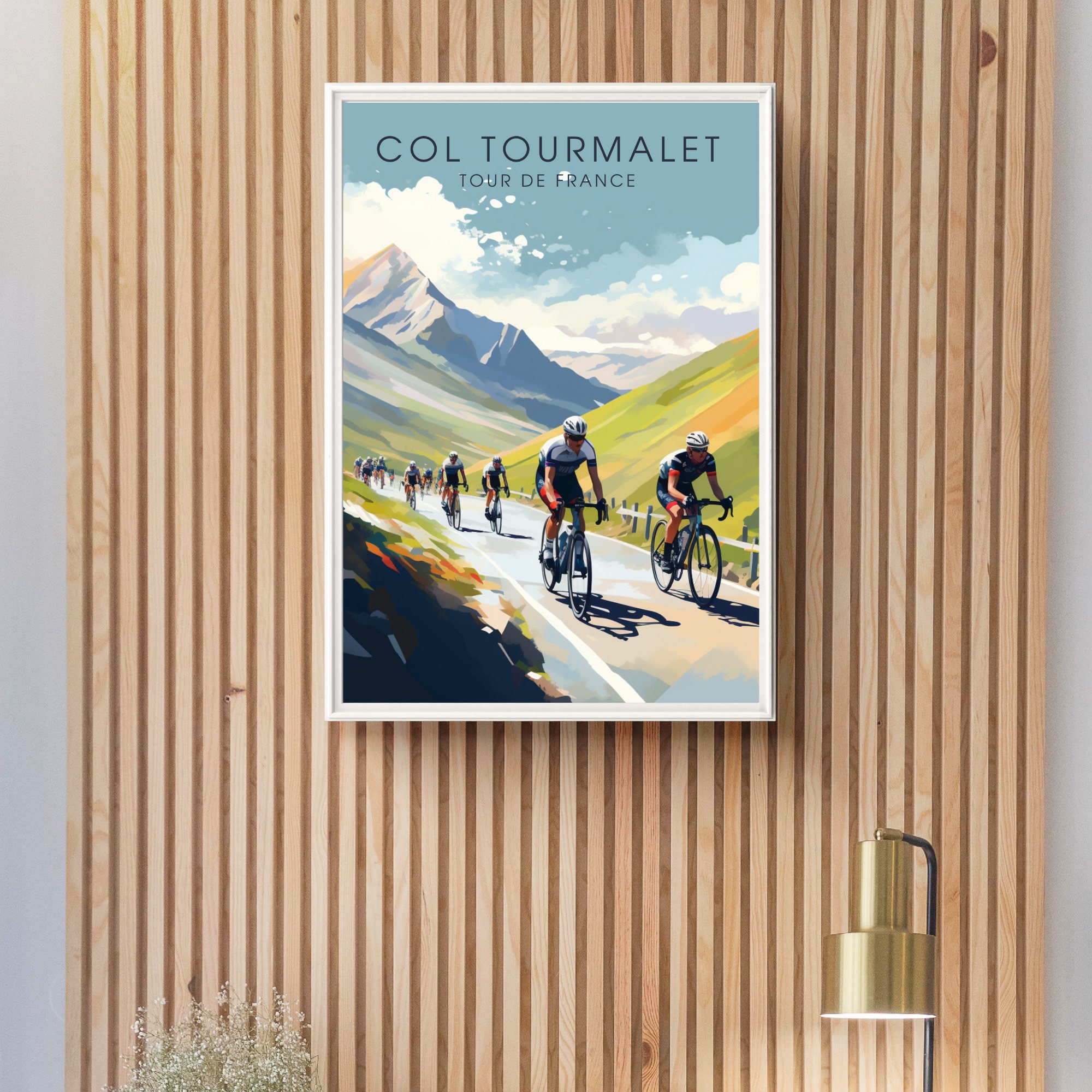 Tour De France Poster Set: Mont Ventoux, Alpe D'huez, Champs-Élysées ...