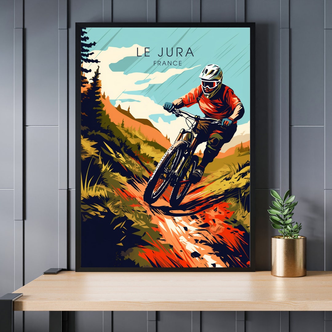 Jura Poster | Mountain Bike Poster | Mountain Bike Print - Jura ...