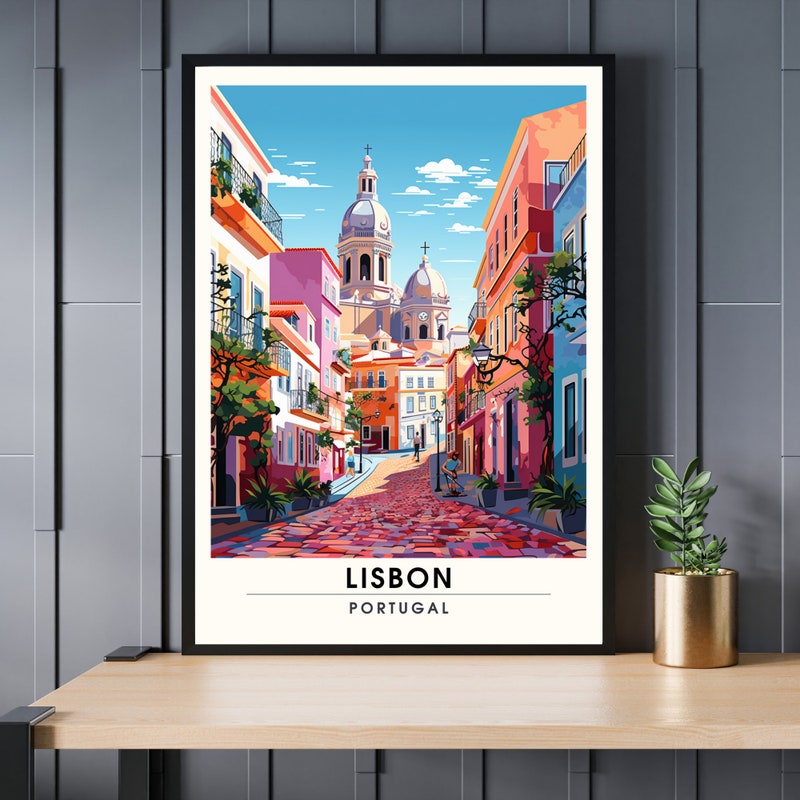 Lisbon Print - Etsy