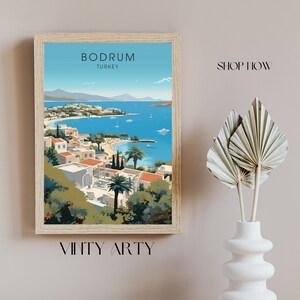 Bodrum Poster, Turkey - Etsy
