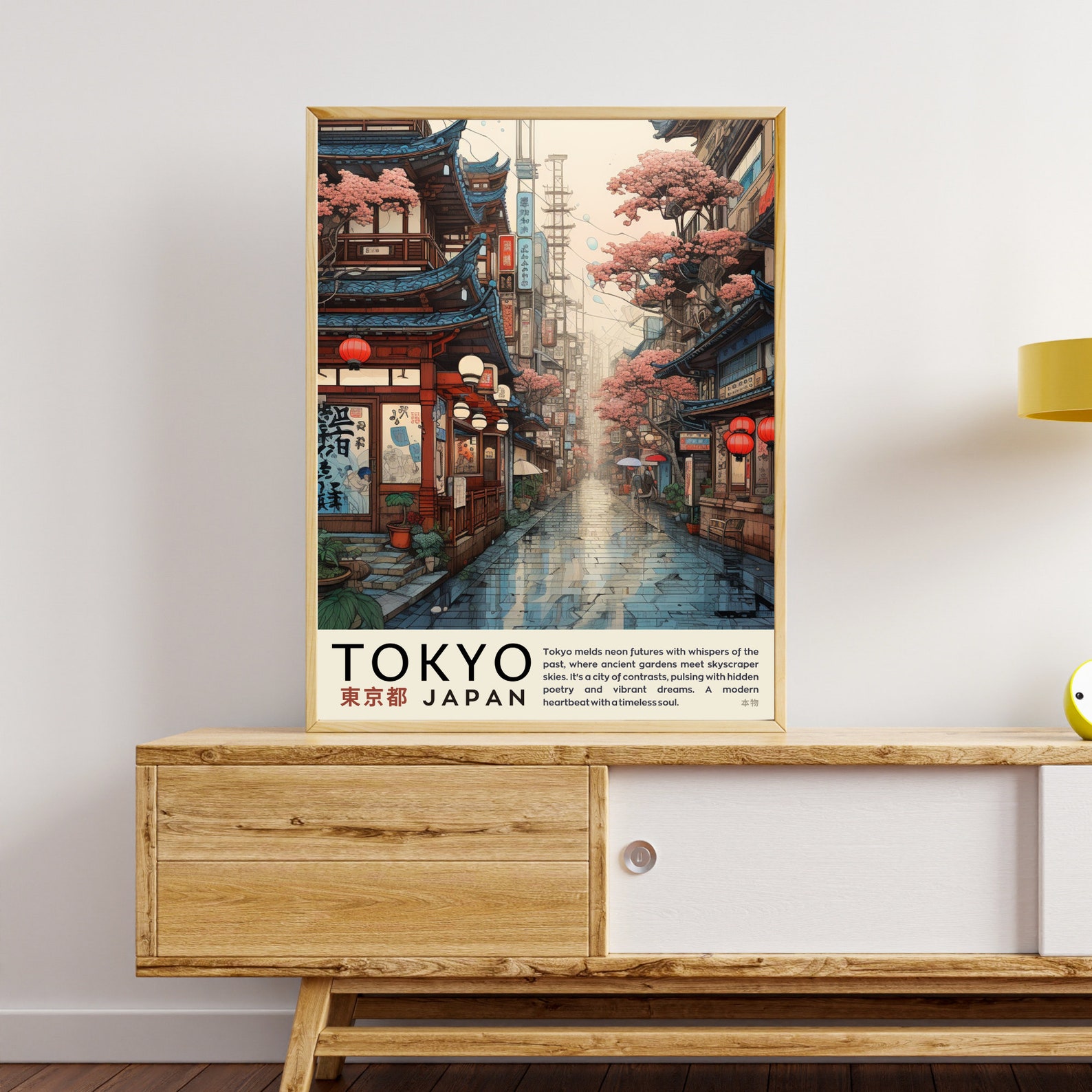Tokyo Print Tokyo Vintage Poster Ukiyo-e Poster Japan Poster - Etsy UK