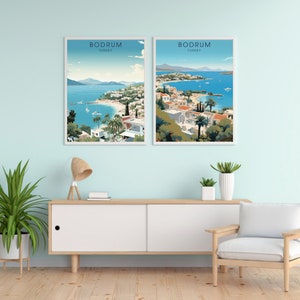 Bodrum Poster, Turkey - Etsy