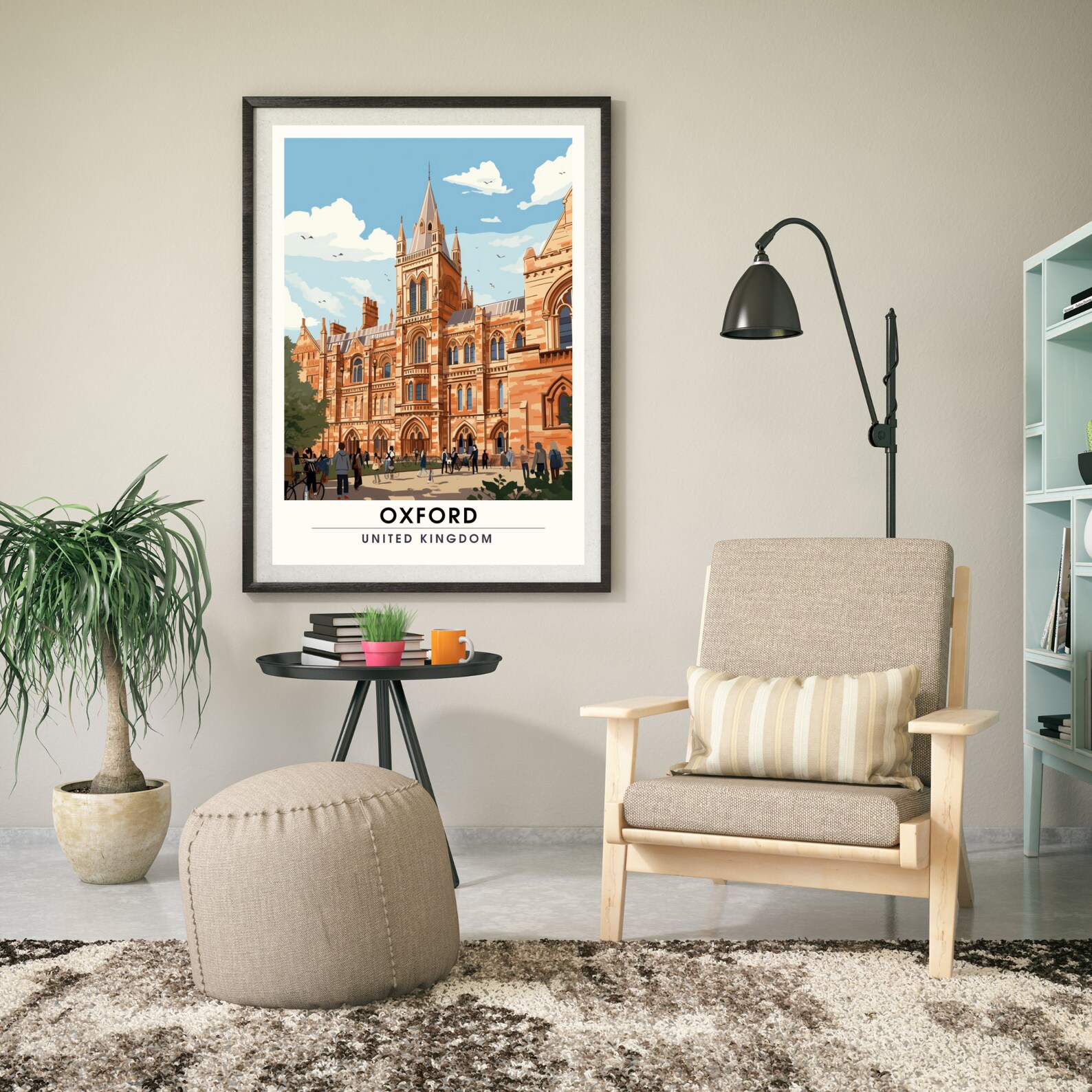 Oxford Poster | Oxford Travel Print | Oxford Print | United Kingdom ...