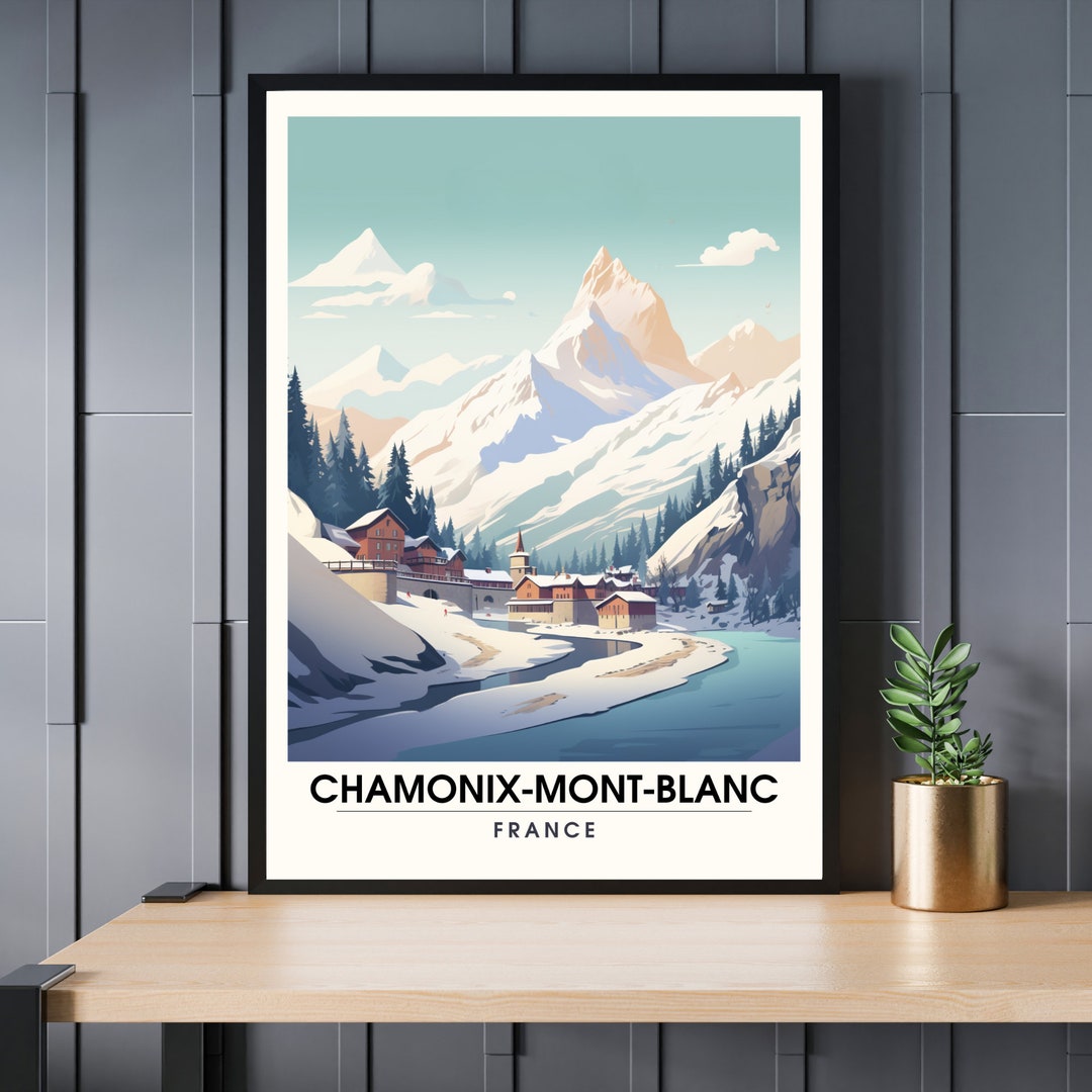 Chamonix-mont-blanc Poster | Chamonix Poster | Chamonix-mont-blanc ...