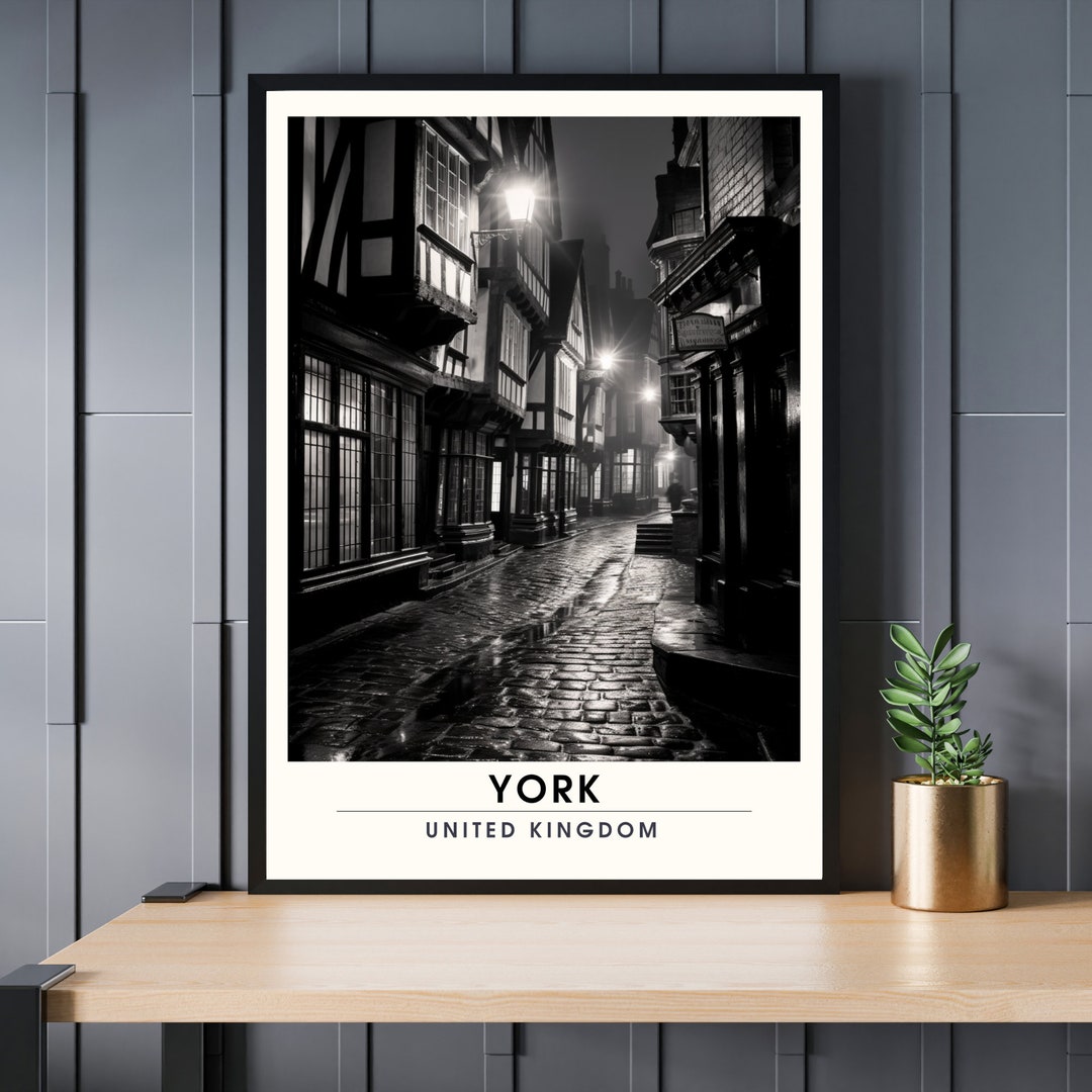 York Poster York Travel Print York Print United Kingdom Poster - Etsy