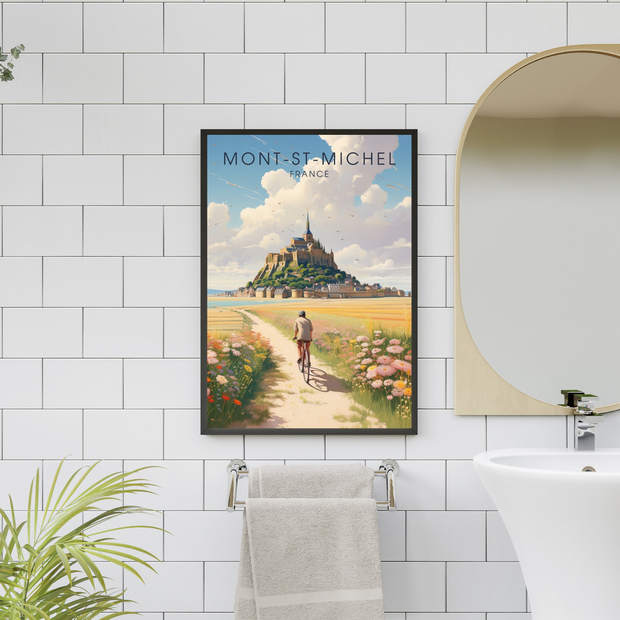 Mont Saint-michel Poster France Poster - Etsy