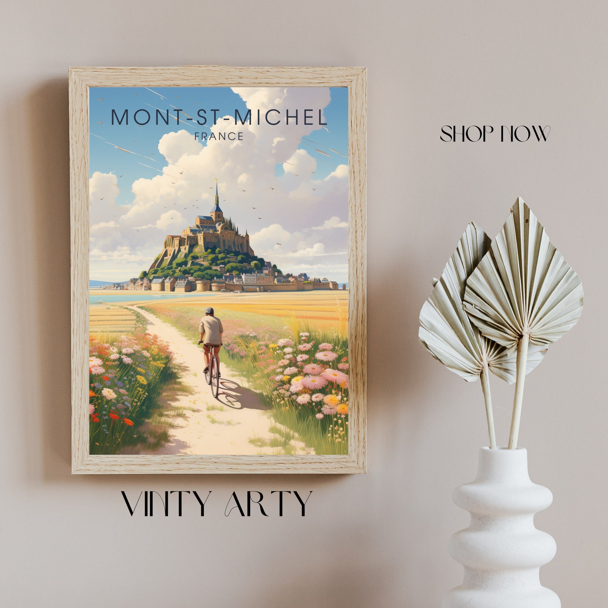 Mont Saint-michel Poster France Poster - Etsy