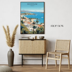 Bodrum Poster, Turkey - Etsy