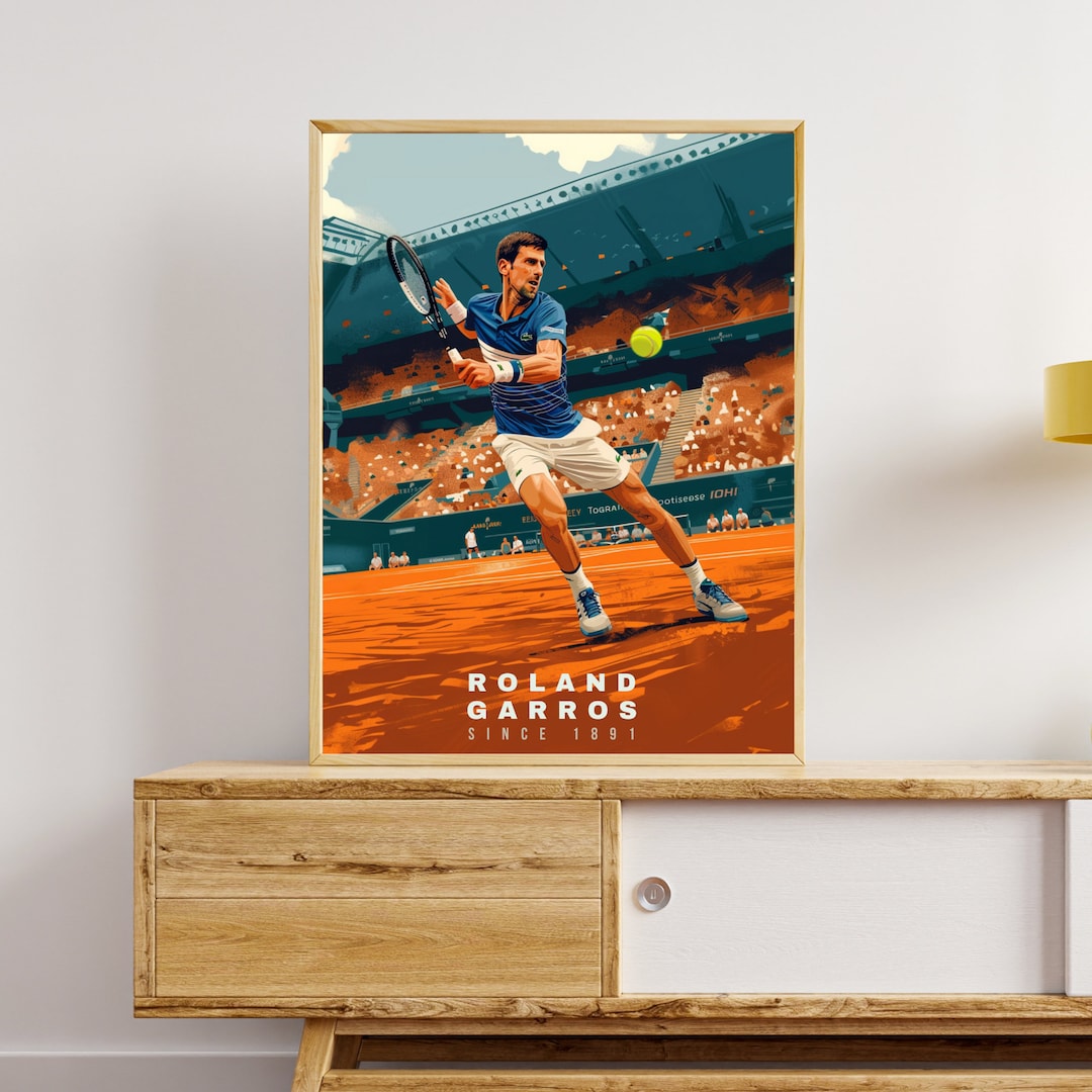 Roland Garros Poster Roland Garros Print Tennis Poster - Etsy