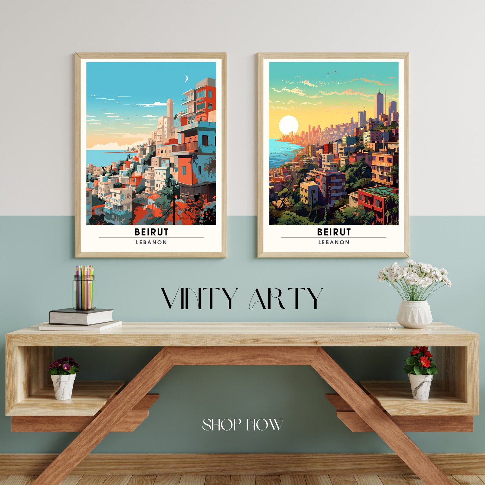 Beirut Print Beirut, Lebanon Travel Poster Beirut Travel Poster Beirut ...