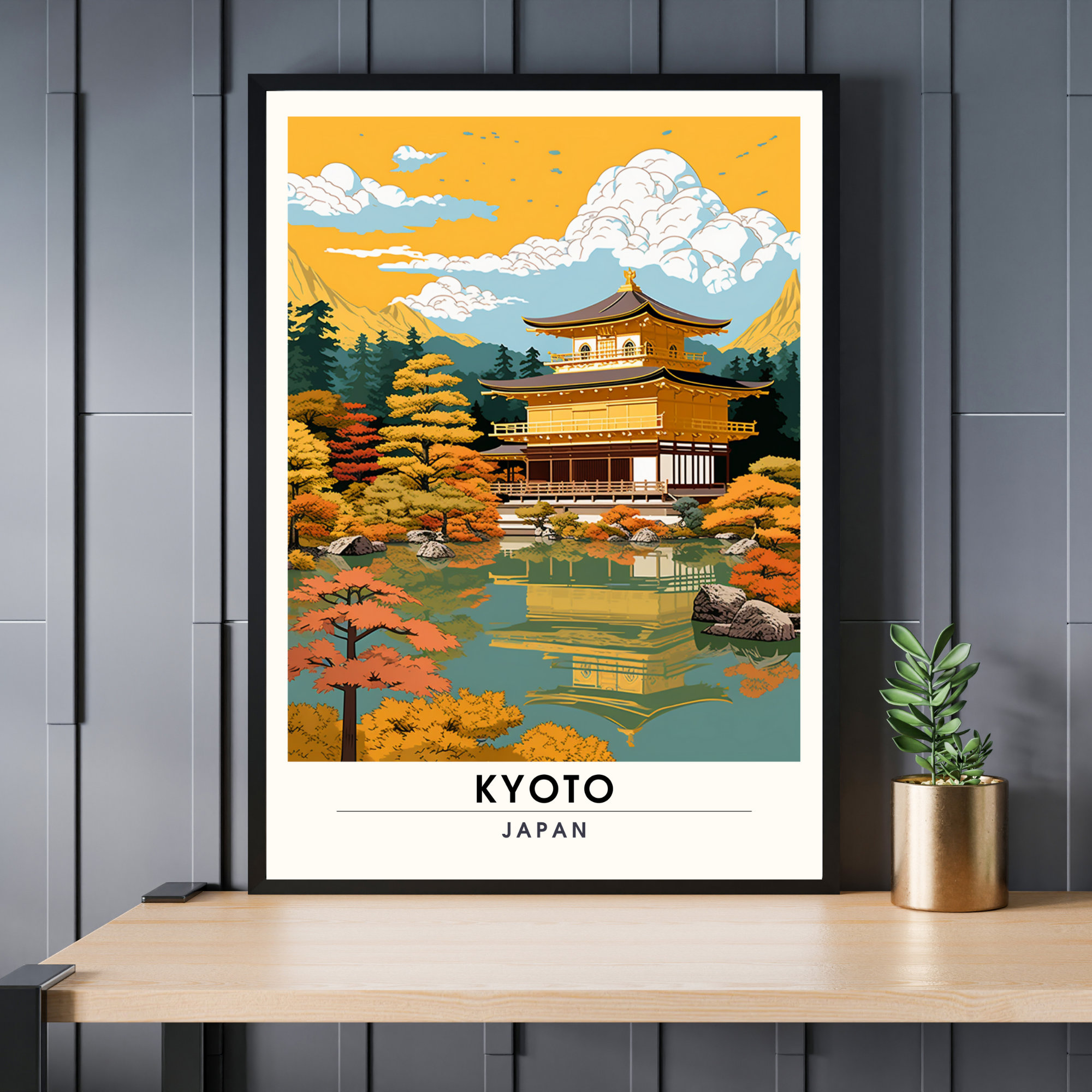 Kyoto Print | Kyoto Travel Poster | Japan Print - Etsy