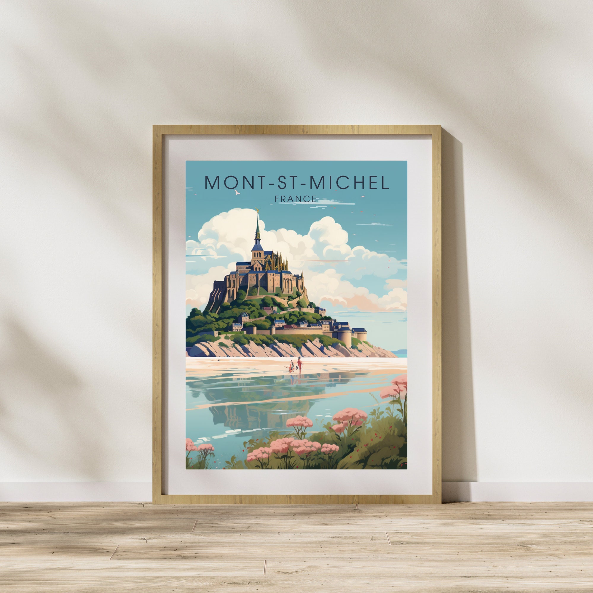 Mont Saint-michel Poster - Etsy