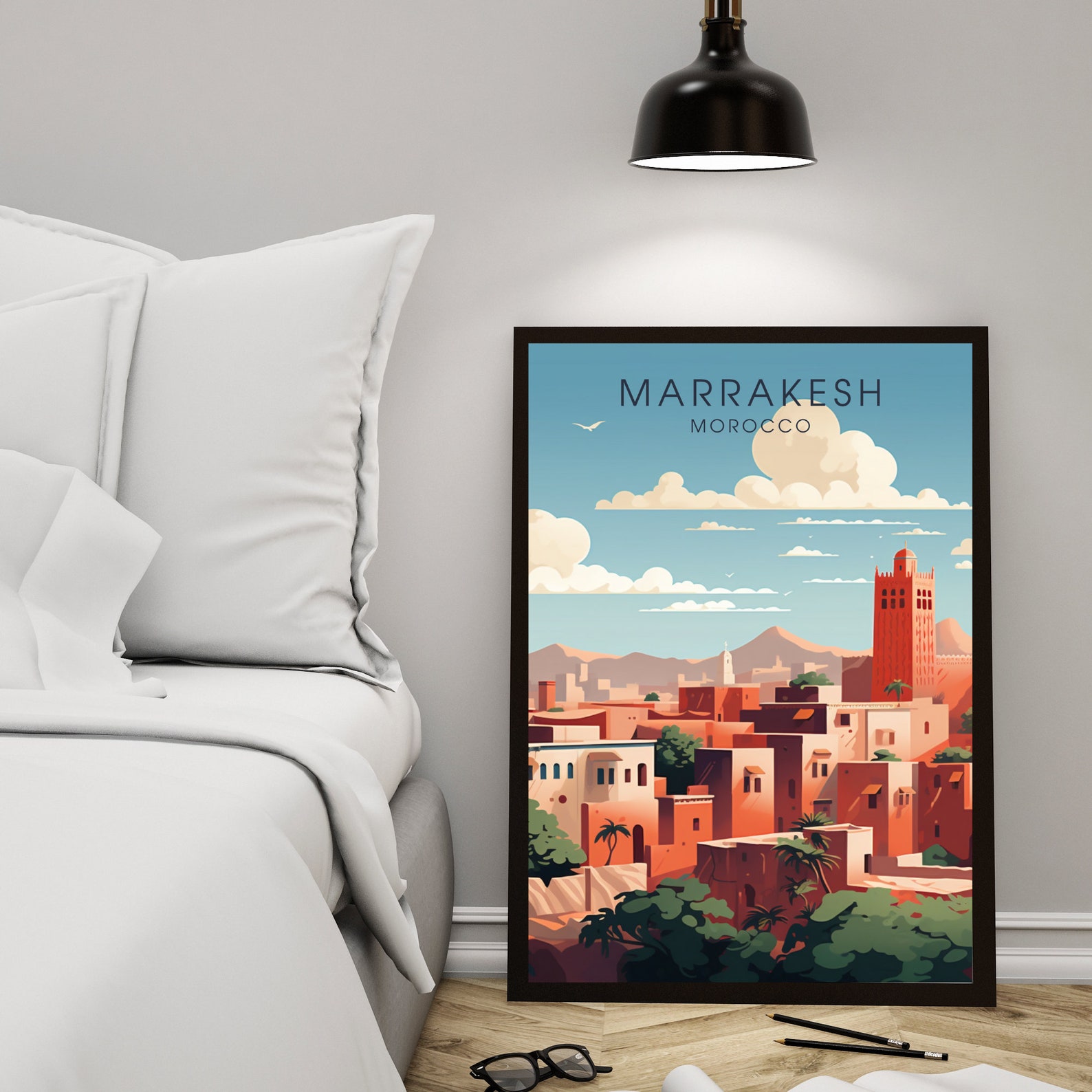 Set of 3 Marrakech Morocco Posters | Marrakesh Print - Etsy