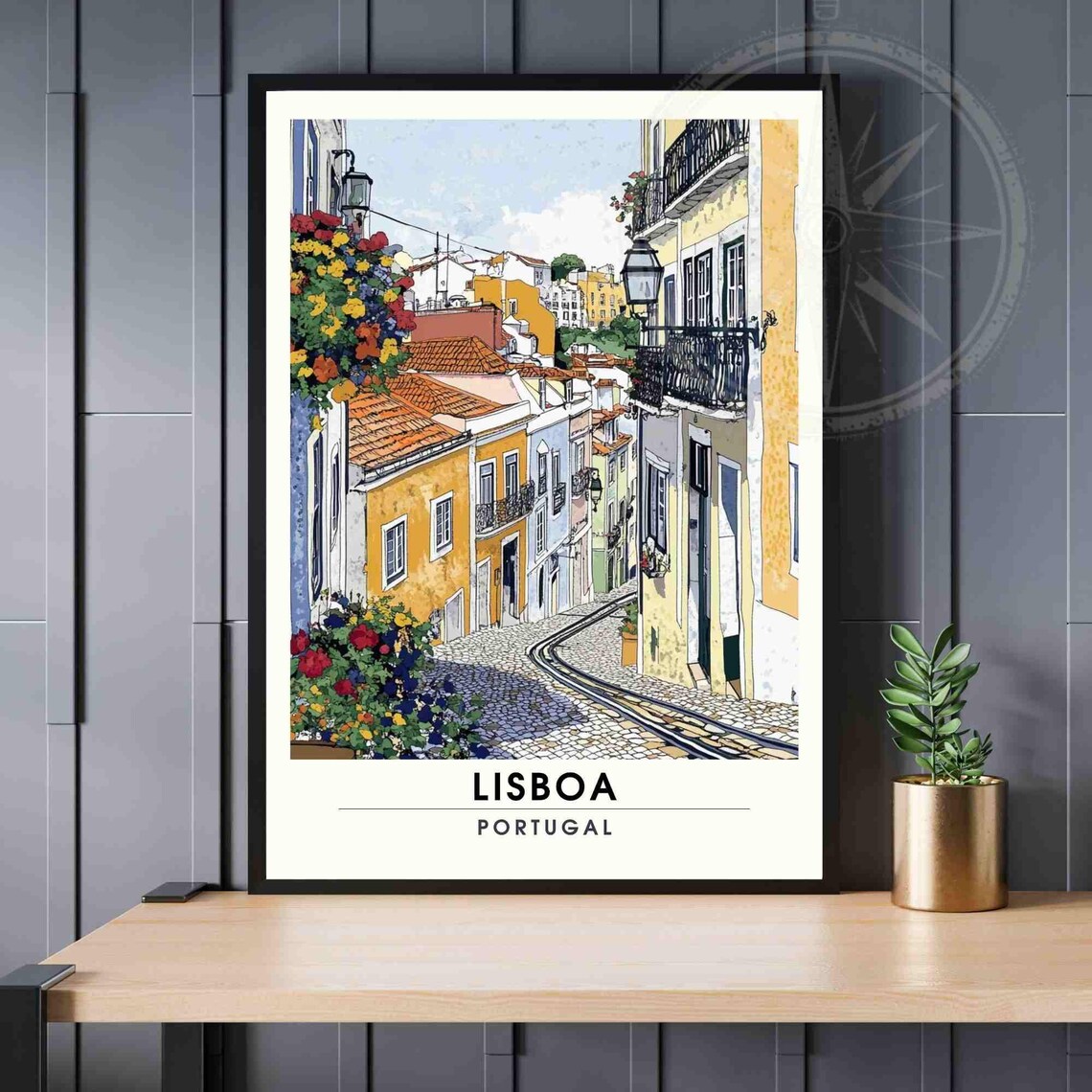 Lisbon Poster | Lisbon Print - Portugal - Etsy