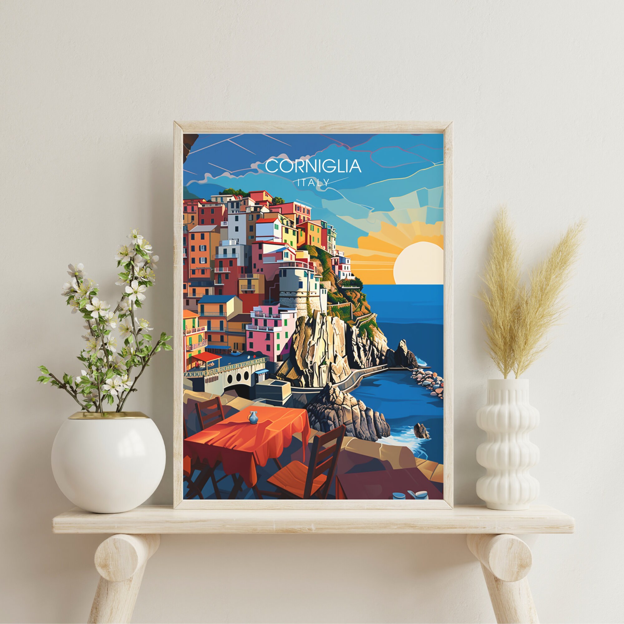 Manarola Poster Italy Manarola Travel Print Cinque Terre - Etsy