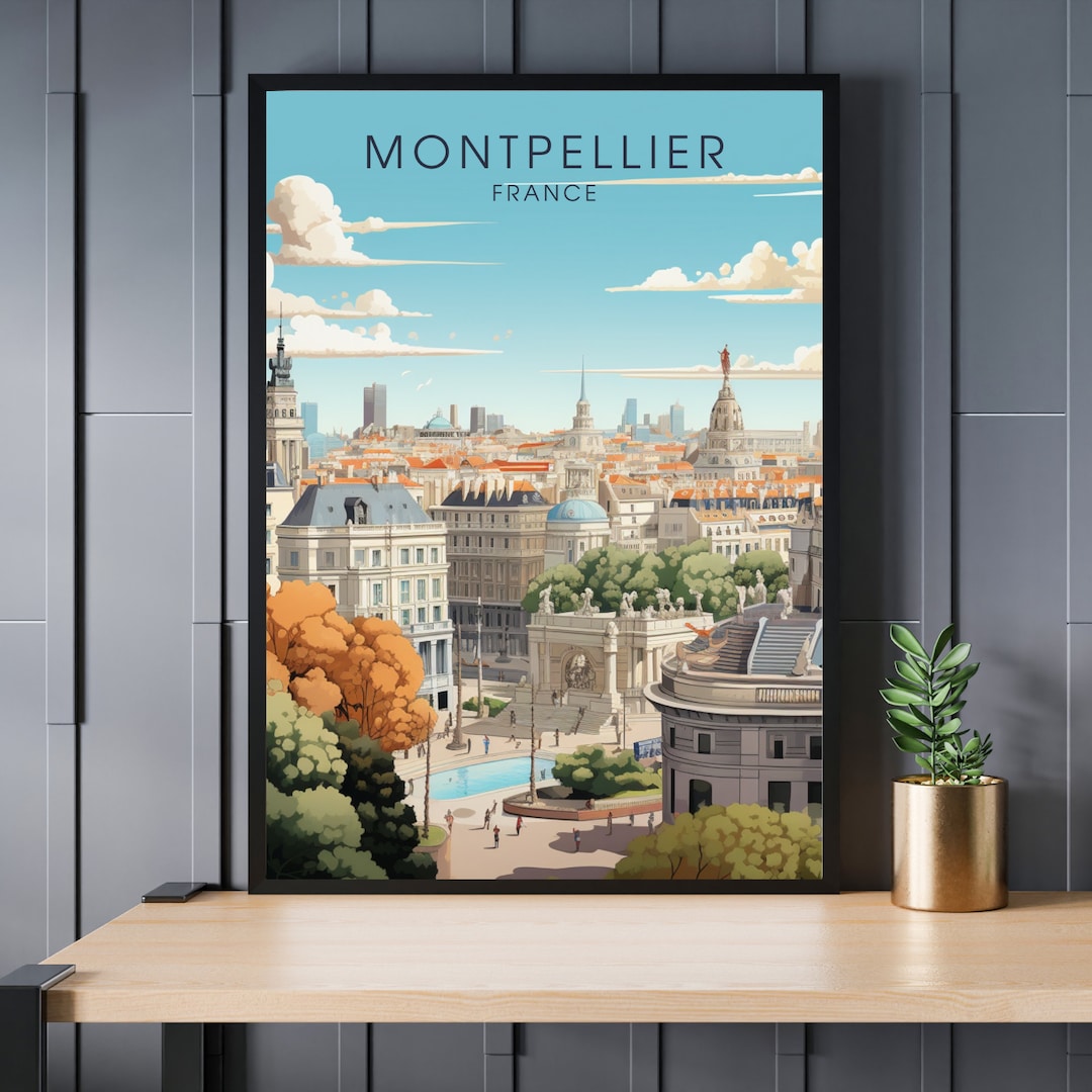 Montpellier Poster - Etsy
