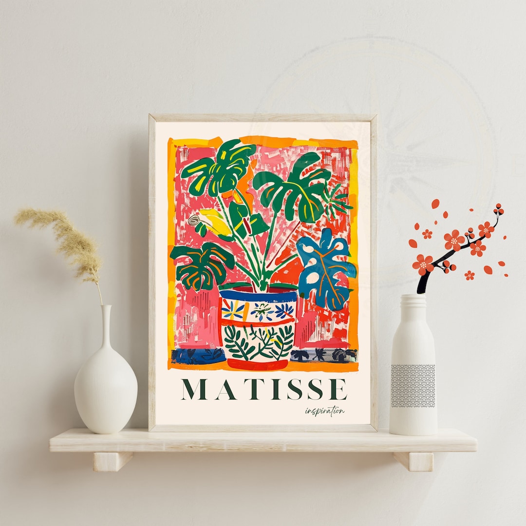 Impression Plant Monstera | Affiche Henri Matisse | Inspiration Henri ...