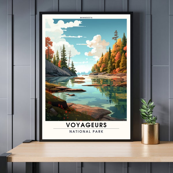 Voyageurs National Park Poster - Etsy