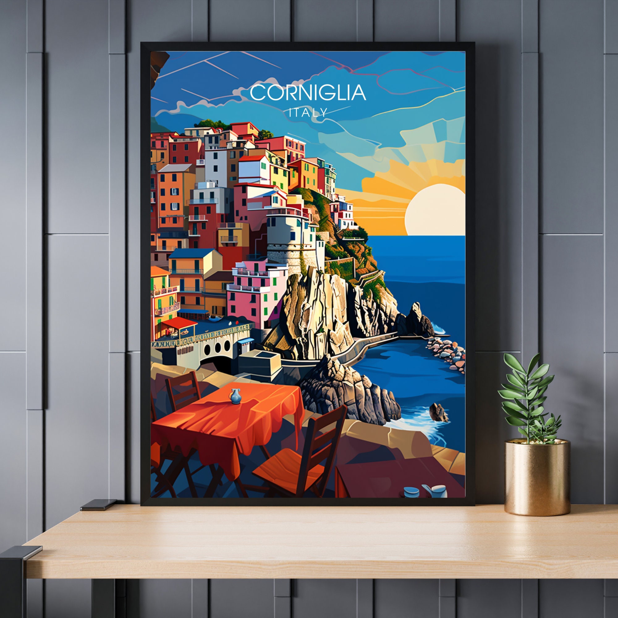 Manarola Poster Italy Manarola Travel Print Cinque Terre - Etsy