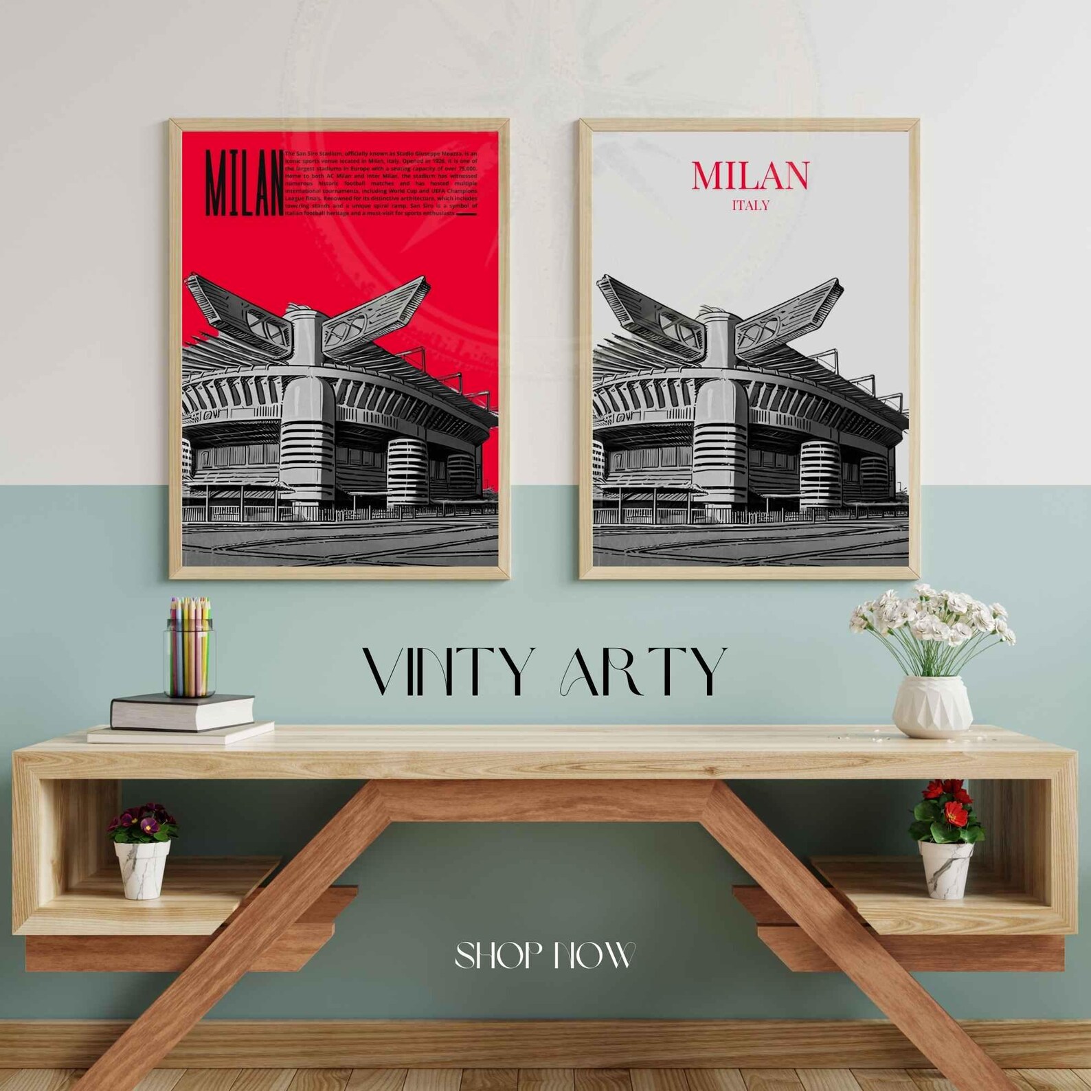 Poster Milan, Italy | San Siro Stadium Poster | Milan Print - Etsy
