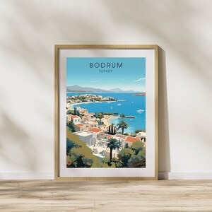 Bodrum Poster, Turkey - Etsy