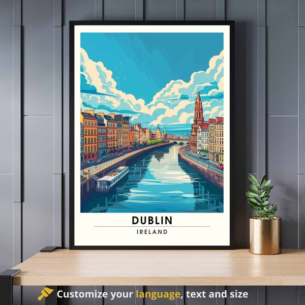 Dublin Poster - Etsy UK