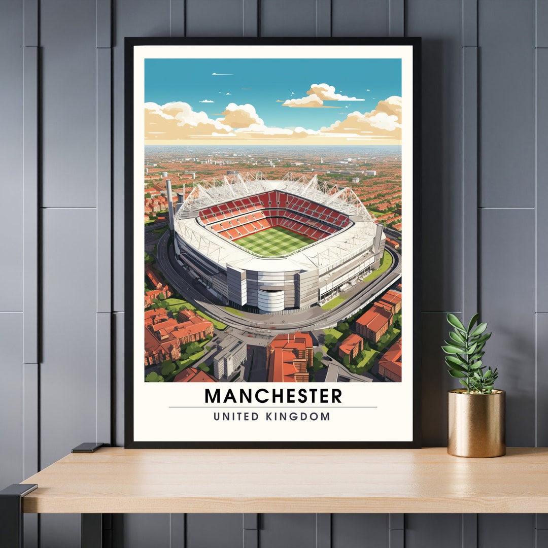 Manchester Poster | Manchester Travel Print | Manchester Travel Poster ...