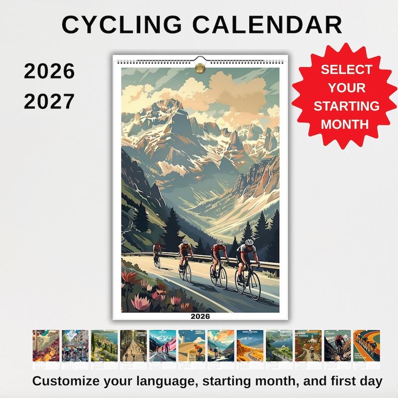 Italian Wall Calendar 2026 - Etsy