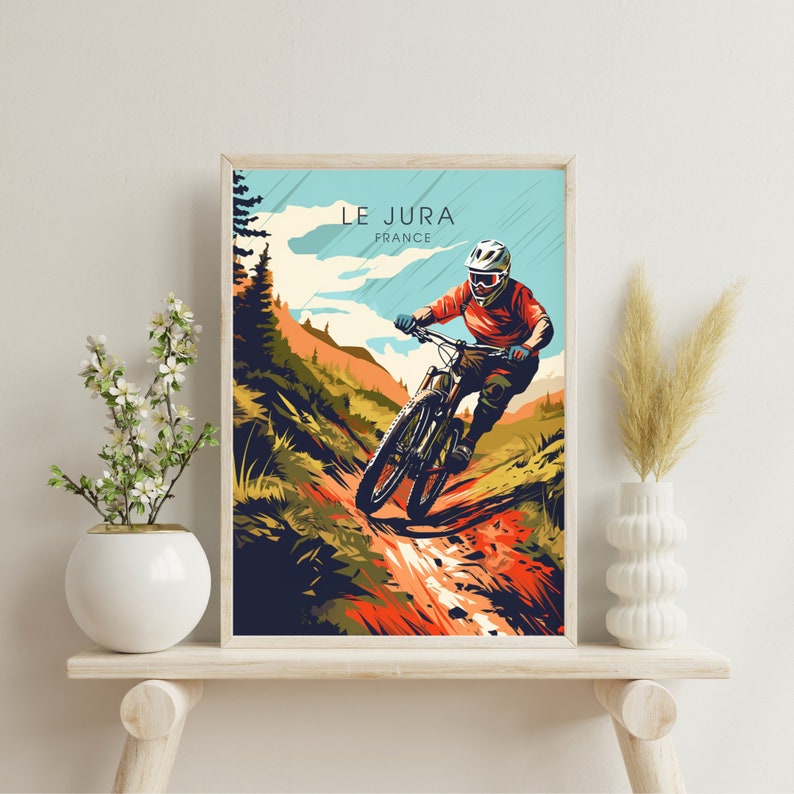 Jura Poster | Mountain Bike Poster | Mountain Bike Print - Jura ...