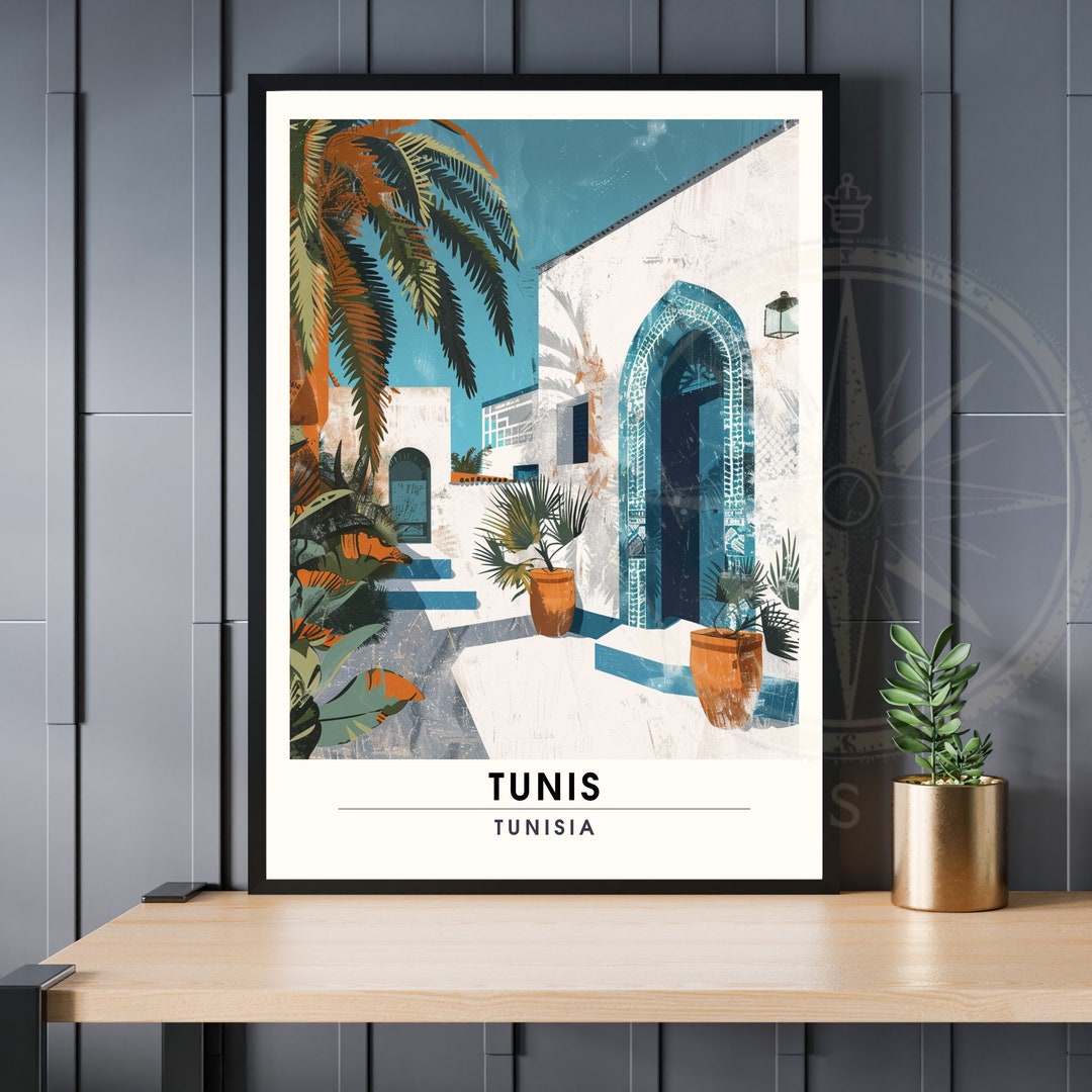 Poster Tunis, Tunisia Tunis Print - Etsy