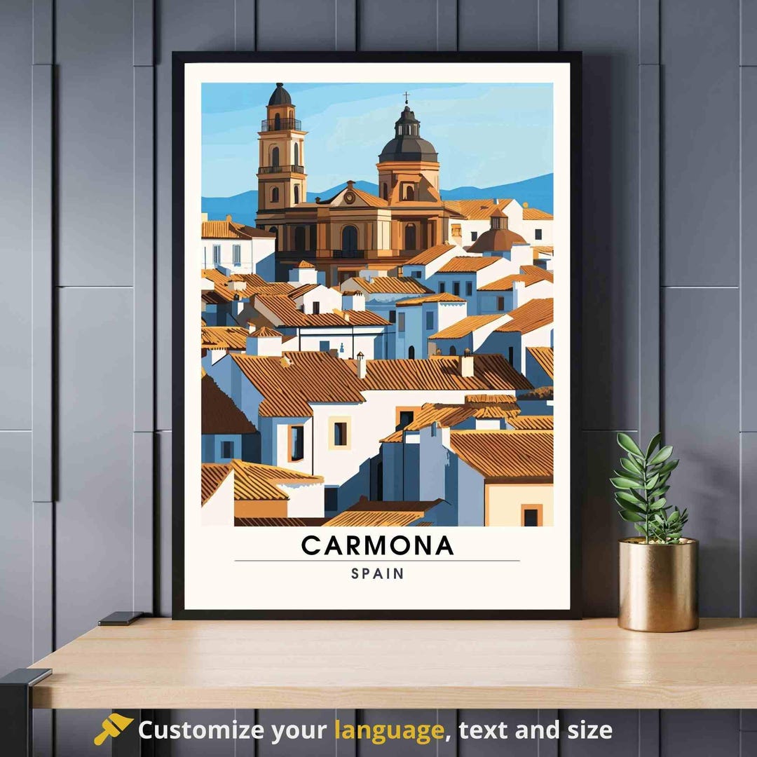 Carmona Poster | Carmona, Spain Travel Print - Etsy UK
