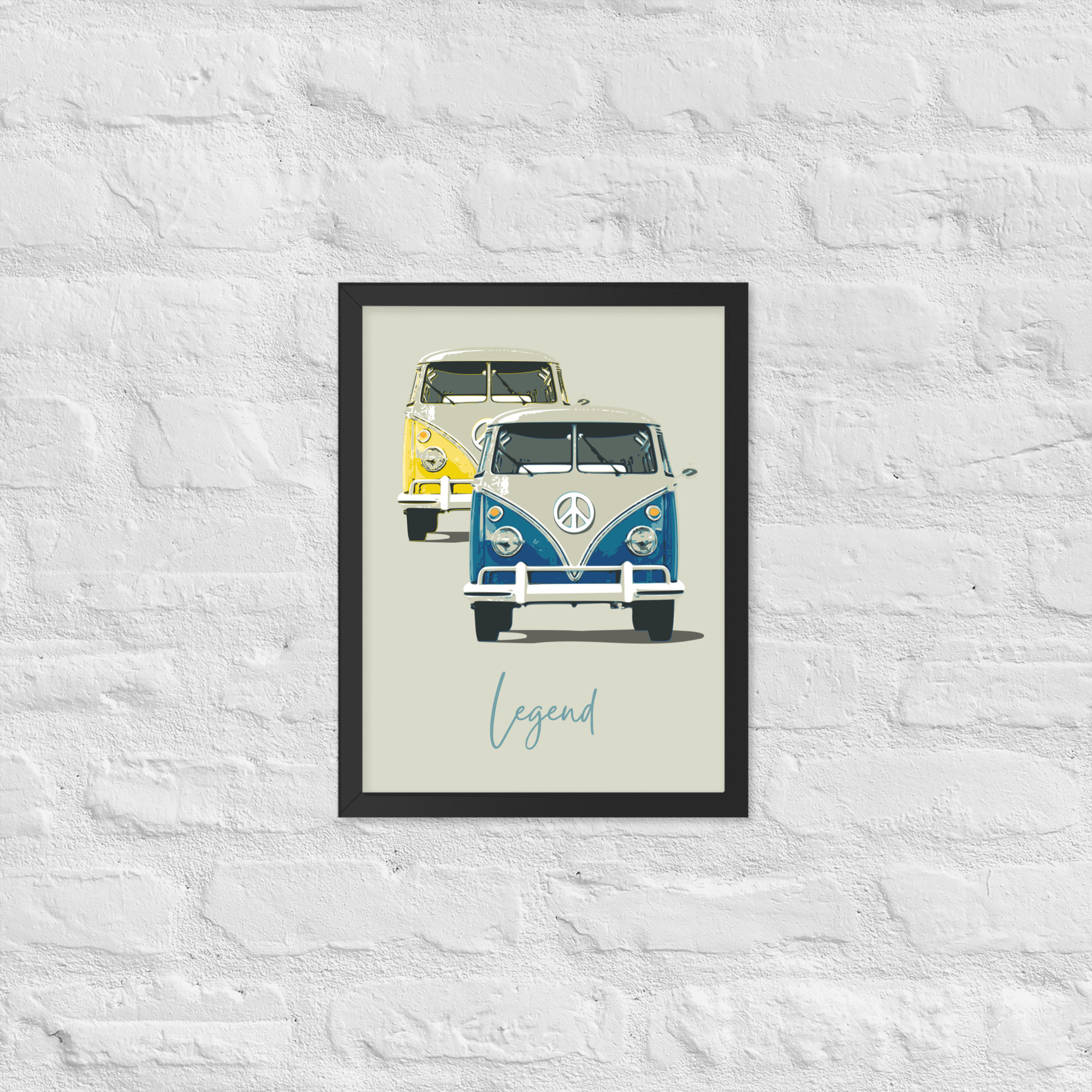 Vintage VW Bus Poster Vintage Poster 100% Original Wall Decoration - Etsy