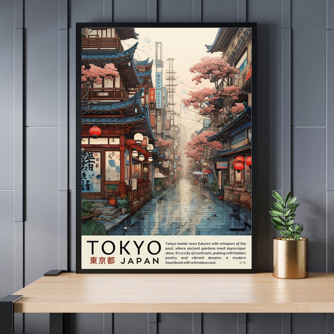 Tokyo Print | Vintage Tokyo Poster | Ukiyo-e Poster | Japan Poster ...