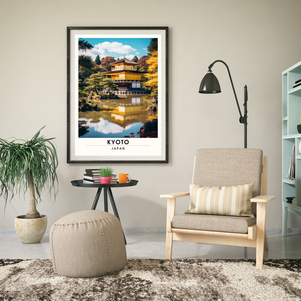 Print Kyoto, Japan | Kyoto Travel Poster | Japan Travel Poster - Etsy