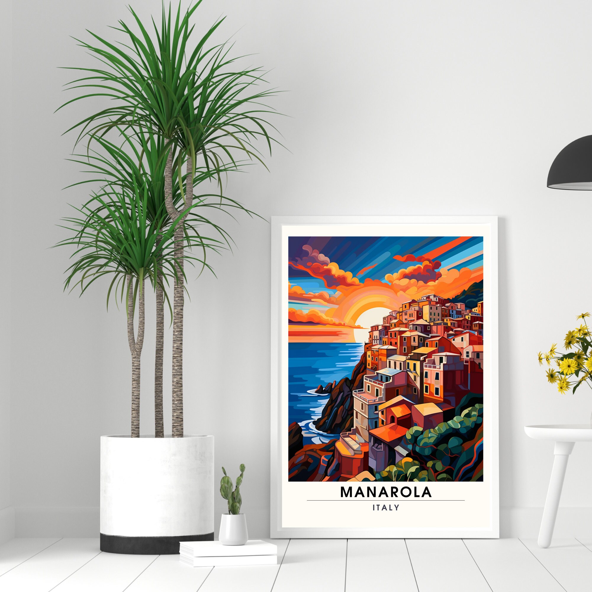 Manarola Poster, Italy | Manarola Travel Print | Cinque Terre Travel ...