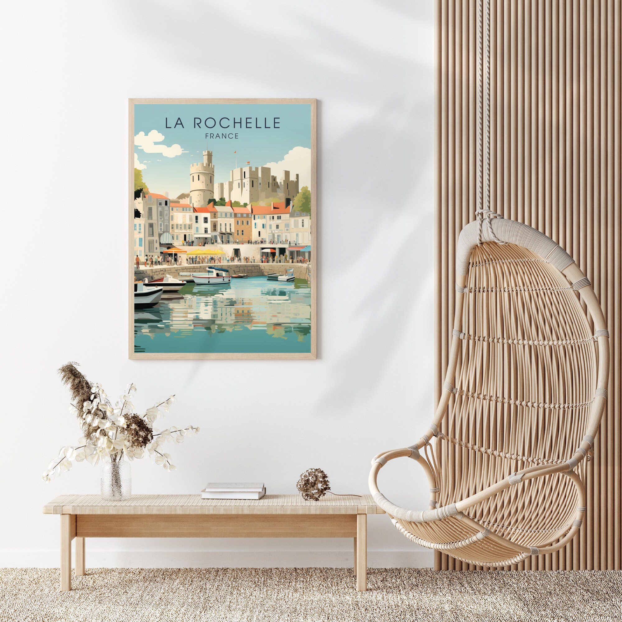 Affiche La Rochelle Voyage La Rochelle vendu par Haiti Ahren Antonella ...