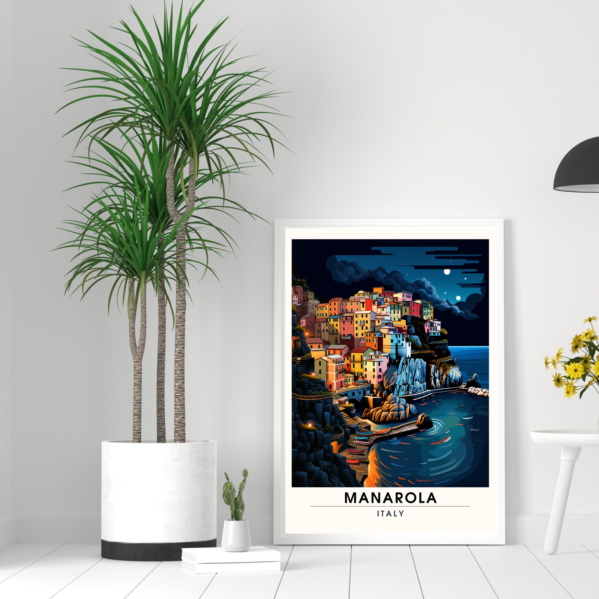 Manarola Poster Italy Manarola Travel Print Cinque Terre - Etsy
