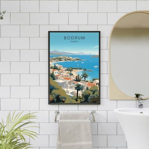 Bodrum Poster, Turkey - Etsy