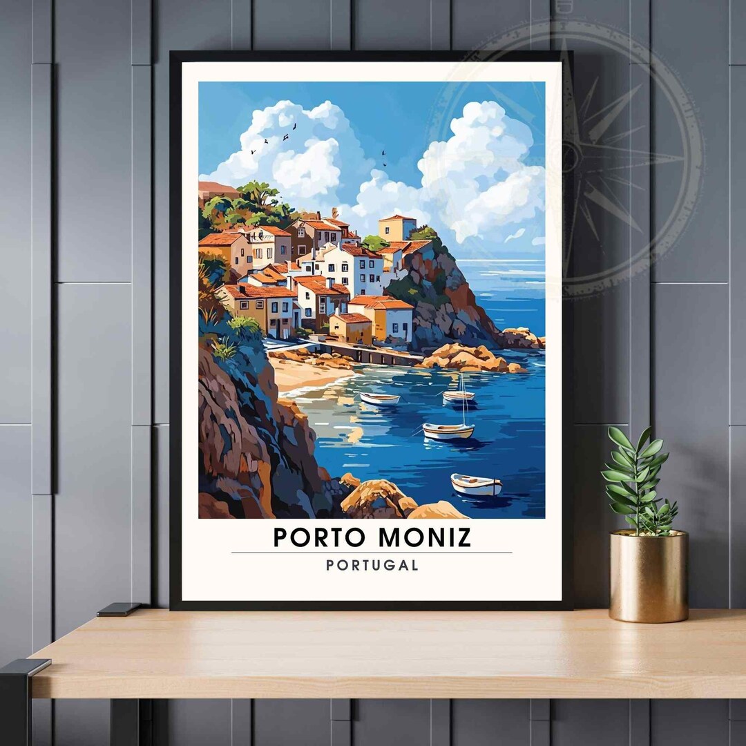 Porto Moniz Poster | Madeira Travel Print,madeira, Portugal - Etsy