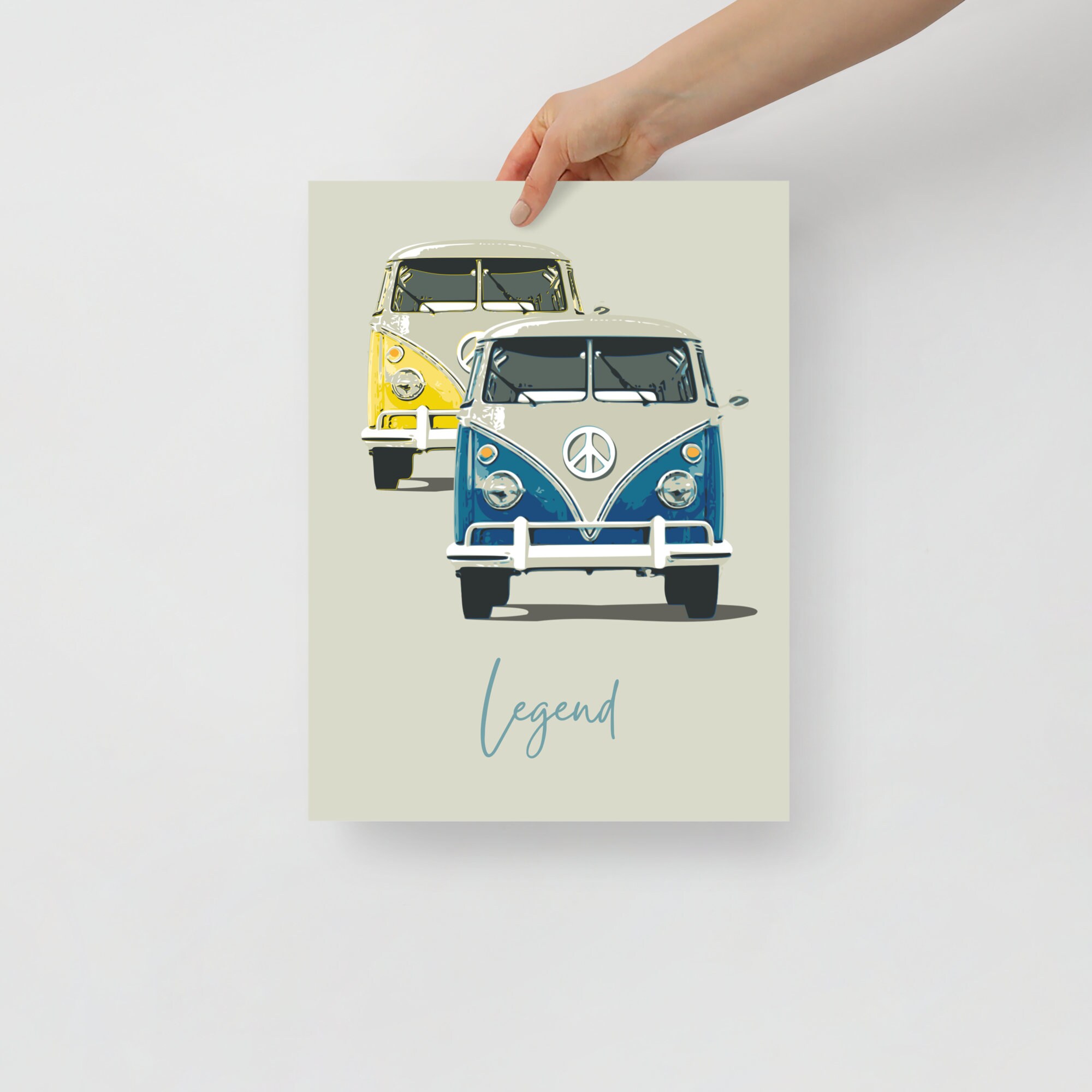 Vintage VW Bus Poster Vintage Poster 100% Original Wall Decoration - Etsy