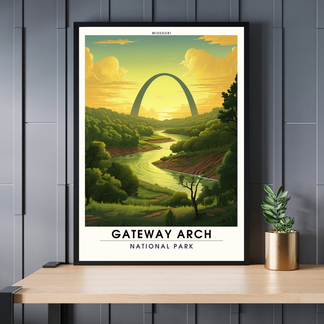 Gateway Arch National Park Print - Missouri - Etsy