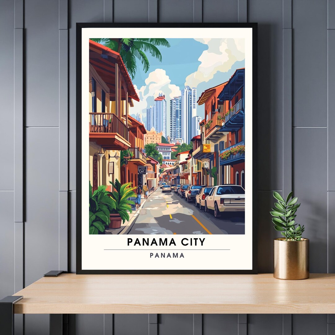 Panama Travel Poster | Panama Print | Panama Poster - Etsy