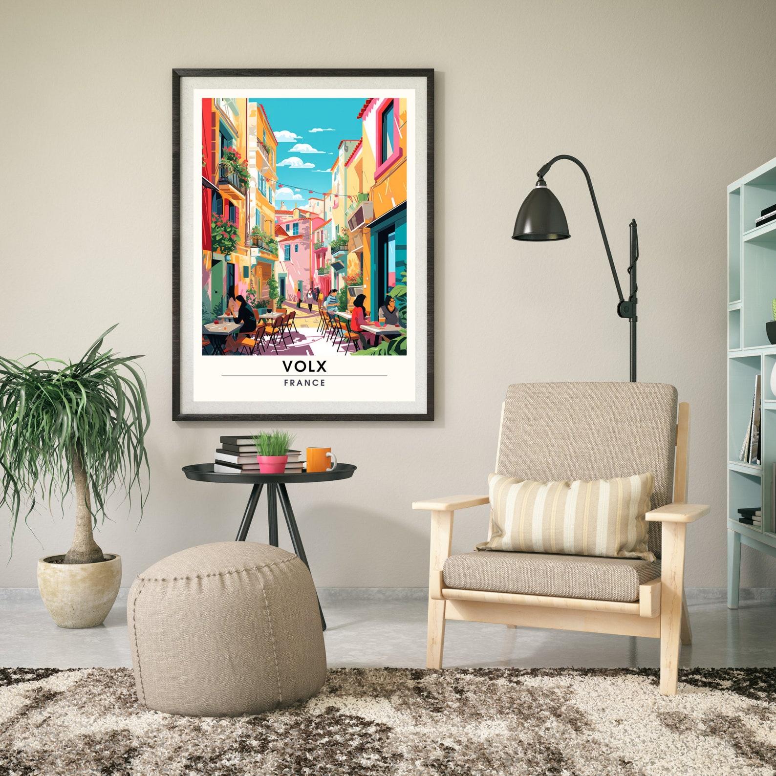 Volx Poster | Volx Print | Travel Poster Volx, France | Provence Poster ...