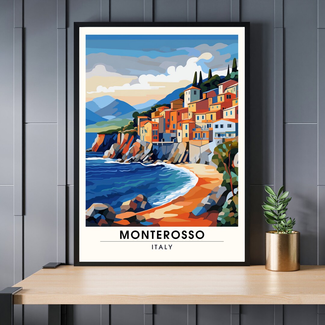 Poster Monterosso, Italien | Monterosso al Mare Reisedruck | Cinque ...